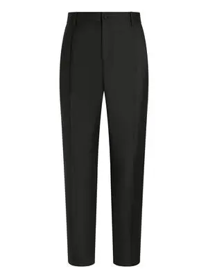 Dolce & Gabbana Virgin Wool Trousers Pants And Shorts - Green