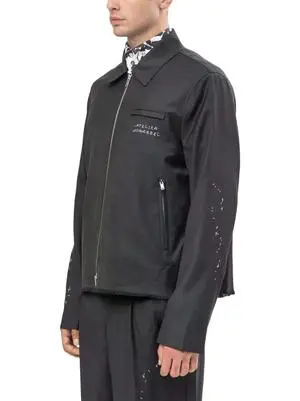 DOMREBEL Backstage Hand-stitched Boxy Jacket - Grey