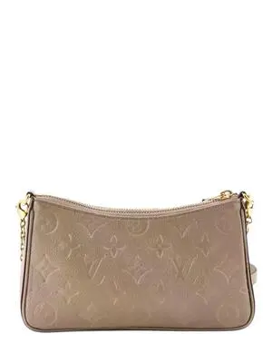 LOUIS VUITTON Easy Pouch On Strap Monogram Empreinte Leather Shoulder Bag - Grey