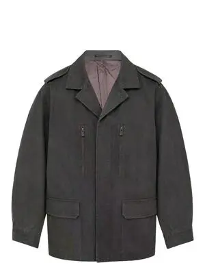 Yohji Yamamoto Military Field Coat - Grey