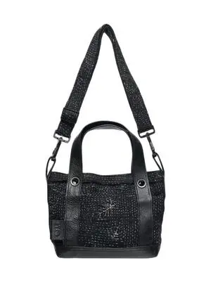 Y’s X Faf Kantha Cotton Tote Bag - Black