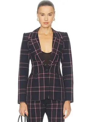 SMYTHE Smythe Hourglass Blazer In Black. Size 0. Also