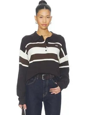 GESTUZ Alexu Polo Pullover Sweater In . Also - Multi