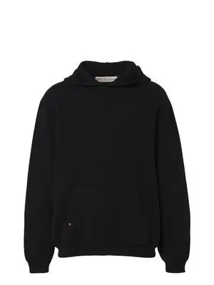 GOD'S TRUE CASHMERE Cashmere Hoodie With Tiger's Eye - Black