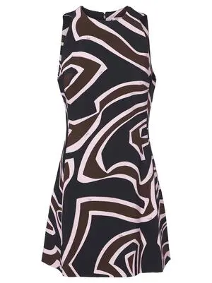 Emilio Pucci Labirinto Cady Minidress - Multicoloured