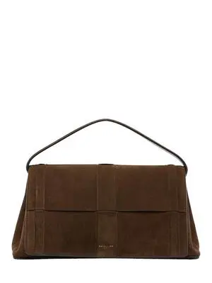 DEMELLIER Florence Small Suede Shoulder Bag - Brown