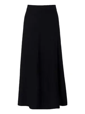 LISA YANG Torie Cashmere Midi Skirt - Black