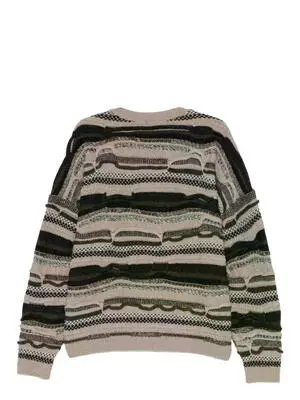 JAN JAN VAN ESSCHE Textured Coogie Crew-neck Sweater