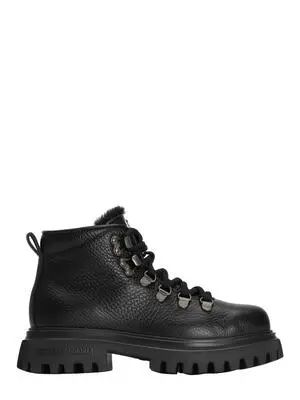 Dolce & Gabbana Calfskin Boots Shoes - Black