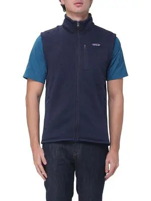 Patagonia Better Sweater™ Technical Recycled Fleece Vest With High Neck Navy