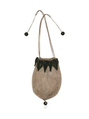 MERCI C'EST VINTAGE 19th Century French Chain Mail Evening Bag Os