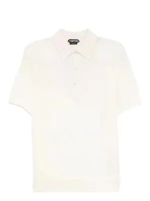 TOM FORD Fine Gauge Polo Shirt - Neutrals