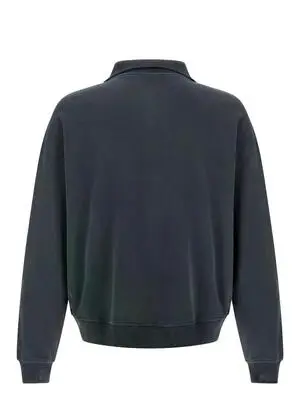 Brunello Cucinelli Logo-detail Cotton Polo Shirt - Blue