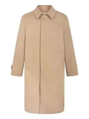 FURSAC Button-fastening Trench Coat - Neutrals