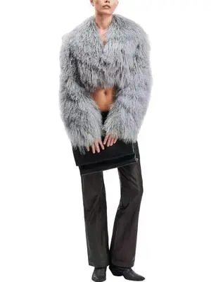 OW Celia Cropped Fur Jacket