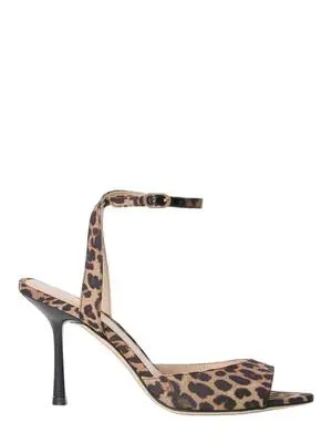 STUART WEITZMAN Lexington Leopard-print Sandals