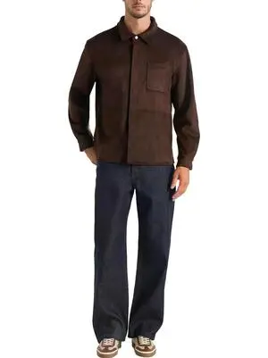 Manière De Voir Andy Panelled Shirt - Brown