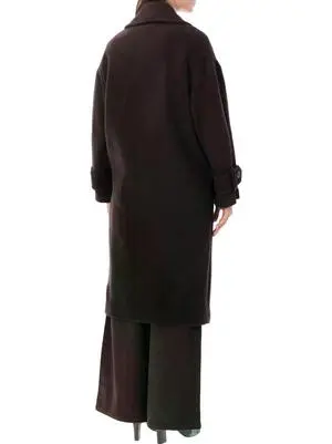 SESSUN Mia Double-breasted Notched-lapels Coat