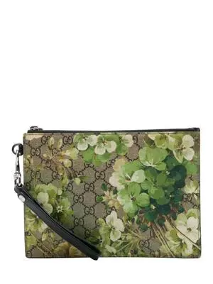Gucci 2015-2026 Gg Supreme Blooms Clutch Bag - Neutrals