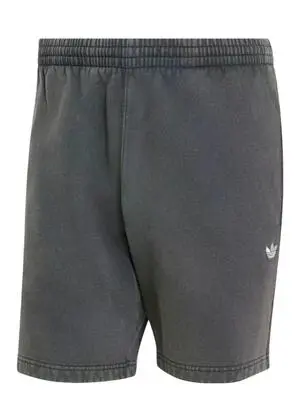 Adidas Logo-embroidered Elasticated Shorts - Black