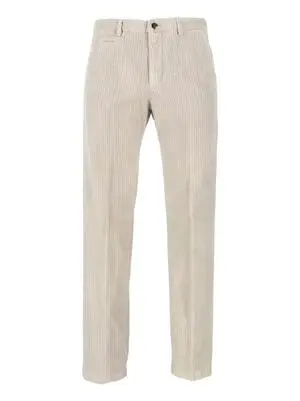 BRIGLIA 1949 Corduroy-effect Slim-fit Chino Trousers