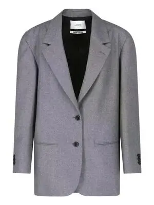 LARDINI X Sugar Single-breasted Cashmere Blazer - Grey