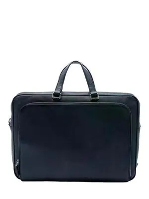 Prada 2013-2026 Saffiano Business Bag - Blue