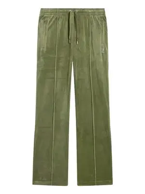 Juicy Couture Diamanté-logo Track Pants - Green