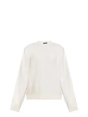 Dsquared2 Logo-embroidered Crew-neck Sweatshirt - Neutrals