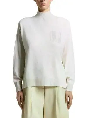 PESERICO Mock-neck Chest-pocket Jumper
