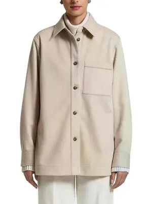 Peserico Button-up Chest-pocket Jacket - Neutrals