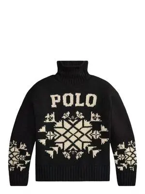Polo Ralph Lauren Wool Turtleneck Sweater - Black