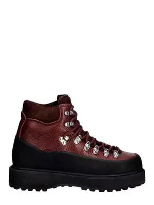 Diemme Roccia Panelled Hiking Sneakers - Red