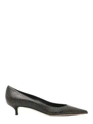 JIMMY CHOO Amelia Crackle-effect Pumps