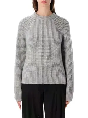 LISA YANG Miki Ribbed-knit Raglan-sleeve Sweater