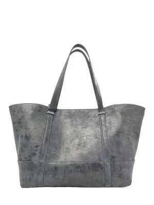 PESERICO Beaded-trim Calf Suede Tote Bag