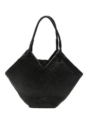 IBELIV Medium Trinity Woven-leather Tote Bag