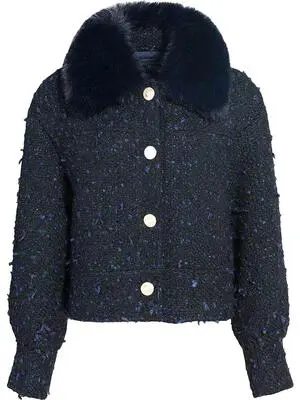 HORTONS ENGLAND The Hartford Jacket Navy Tweed - Blue