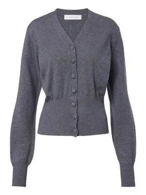 AYA MUSE Costa Wool And Cashmere-blend Cardigan - Grey