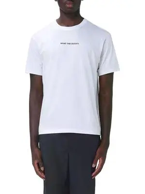 SAVE THE DUCK Slogan-print Cotton T-shirt - White