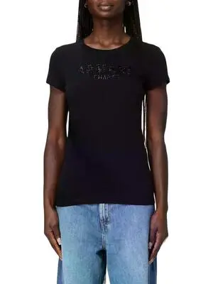 ARMANI EXCHANGE Rhinestone-embellished T-shirt