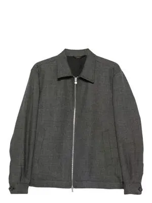 BRIGLIA 1949 Zip-up Shirt Jacket - Grey