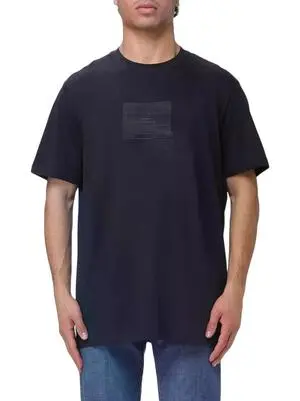 Armani Exchange Logo-print Crew-neck T-shirt - Blue