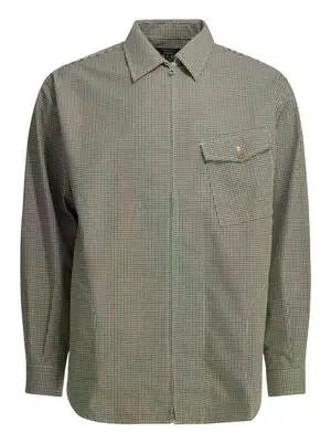 Comme Des Garçons Checkered Overshirt Jacket - Neutrals