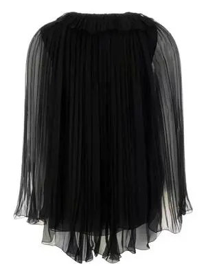 ALBERTA FERRETTI Pleated Ruffled Blouse
