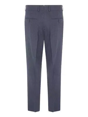 Zegna Pleated Straight-leg Trousers - Grey