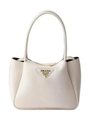 Prada Liaison Small Leather Handbag - Neutrals