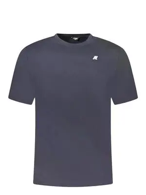 K-WAY Logo-patch Crew-neck T-shirt - Grey