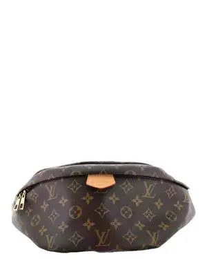 LOUIS VUITTON Bum Bag Monogram Canvas Belt Bag - Brown