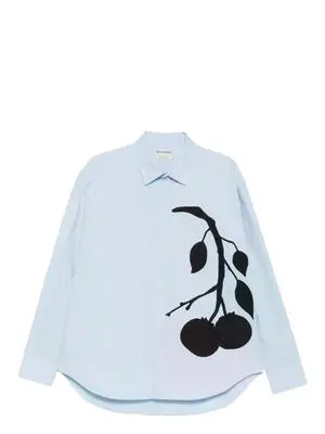 JW Anderson Persimmon-patch Shirt - Blue